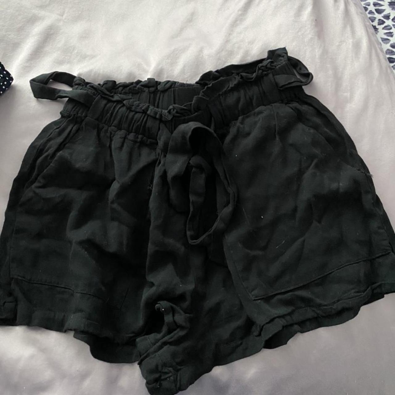 Flowy black short. They are perfect length on me (I... - Depop
