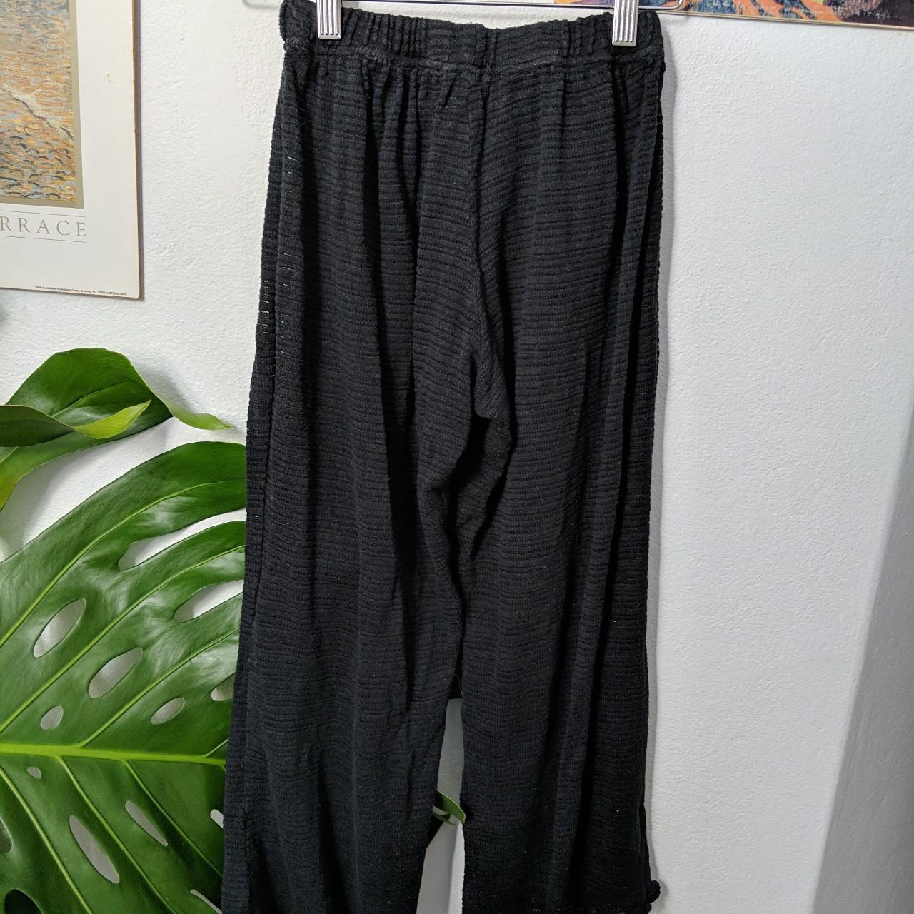 TREE OF LIFE HENNA pants - 3/4 length - black... - Depop