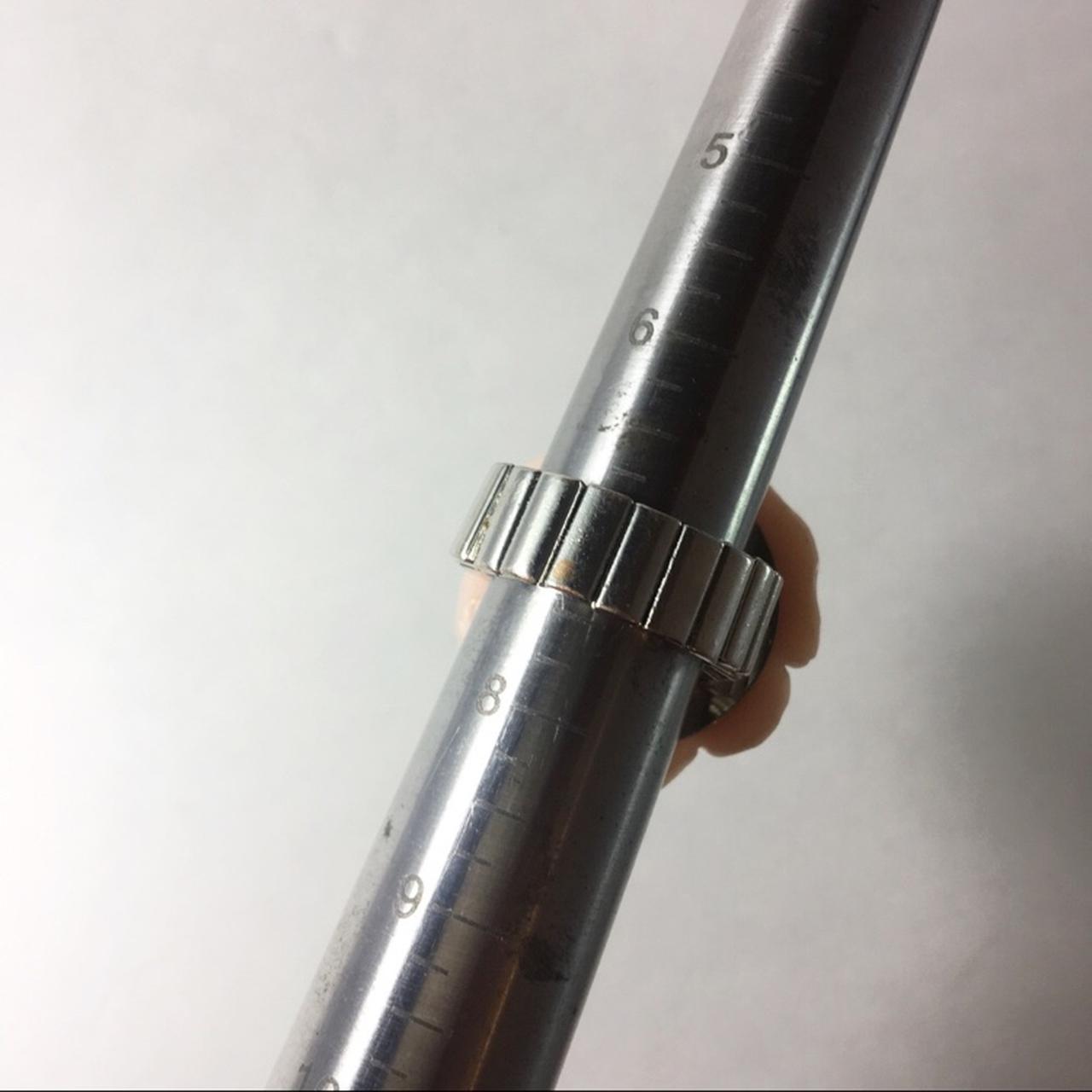 NWOT Large light pink plastic Rose Ring | silver... - Depop