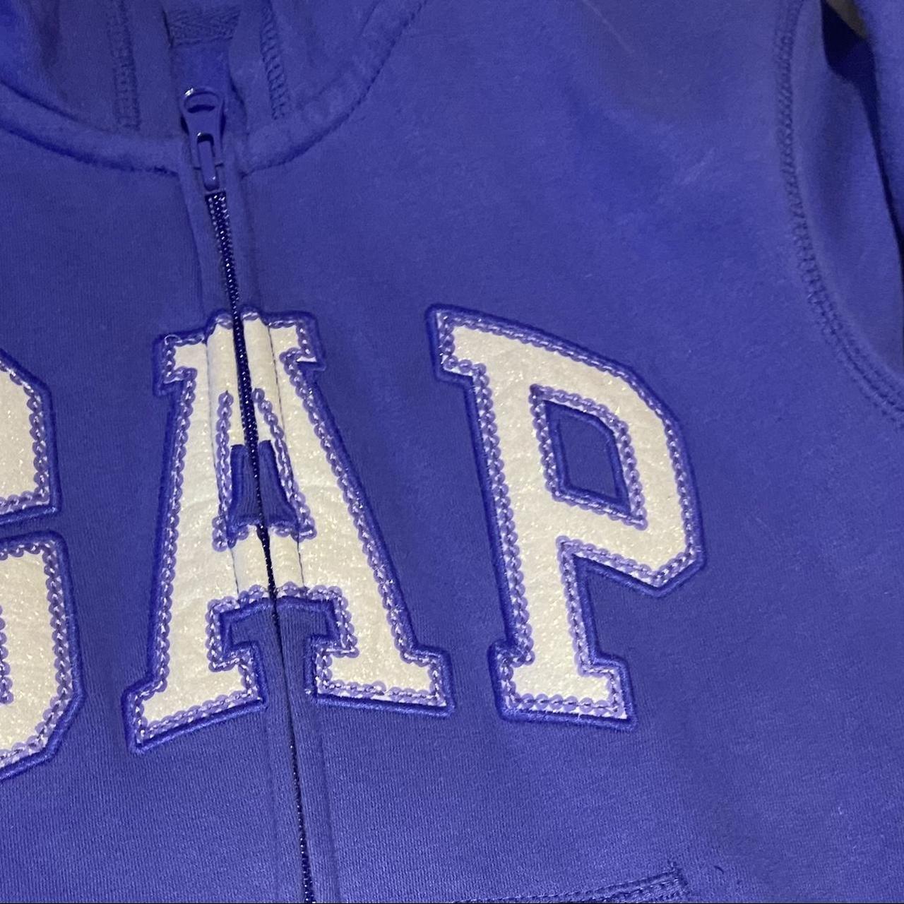 Extremely cute kids gap purple and white glittery... - Depop