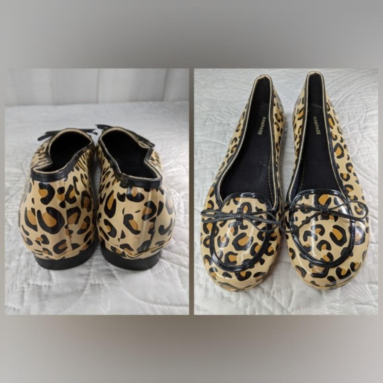 Rampage | Rubber Leopard Print Slip On Flats |... - Depop