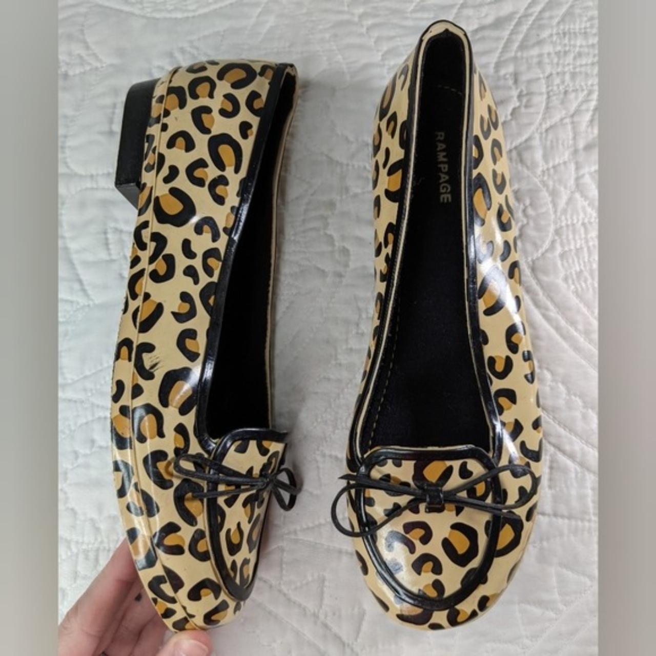 Rampage | Rubber Leopard Print Slip On Flats |... - Depop