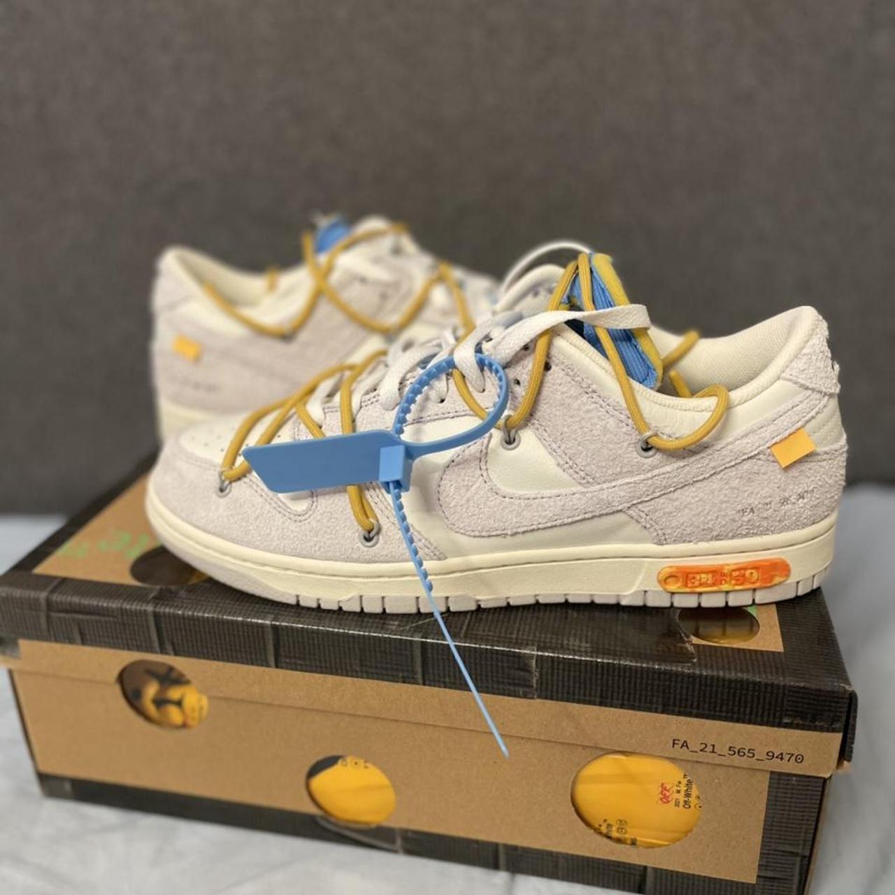 🔴🔴SOLD🔴🔴 Nike off-white dunks lot 34 Ds-brand new... - Depop