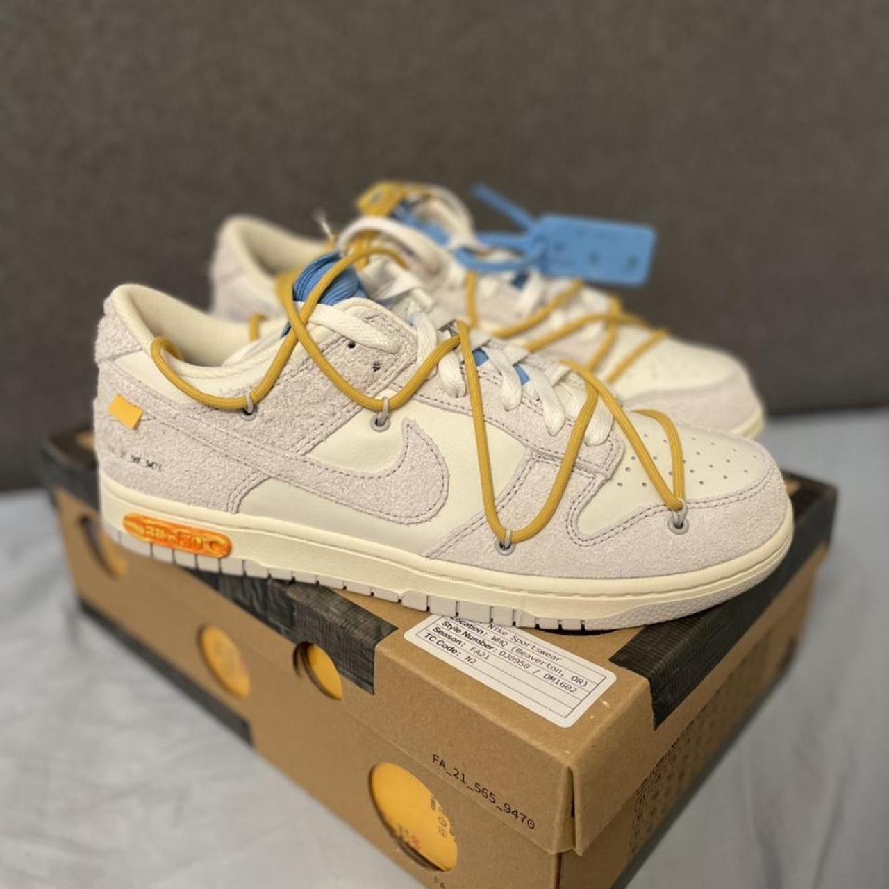 🔴🔴SOLD🔴🔴 Nike off-white dunks lot 34 Ds-brand new... - Depop