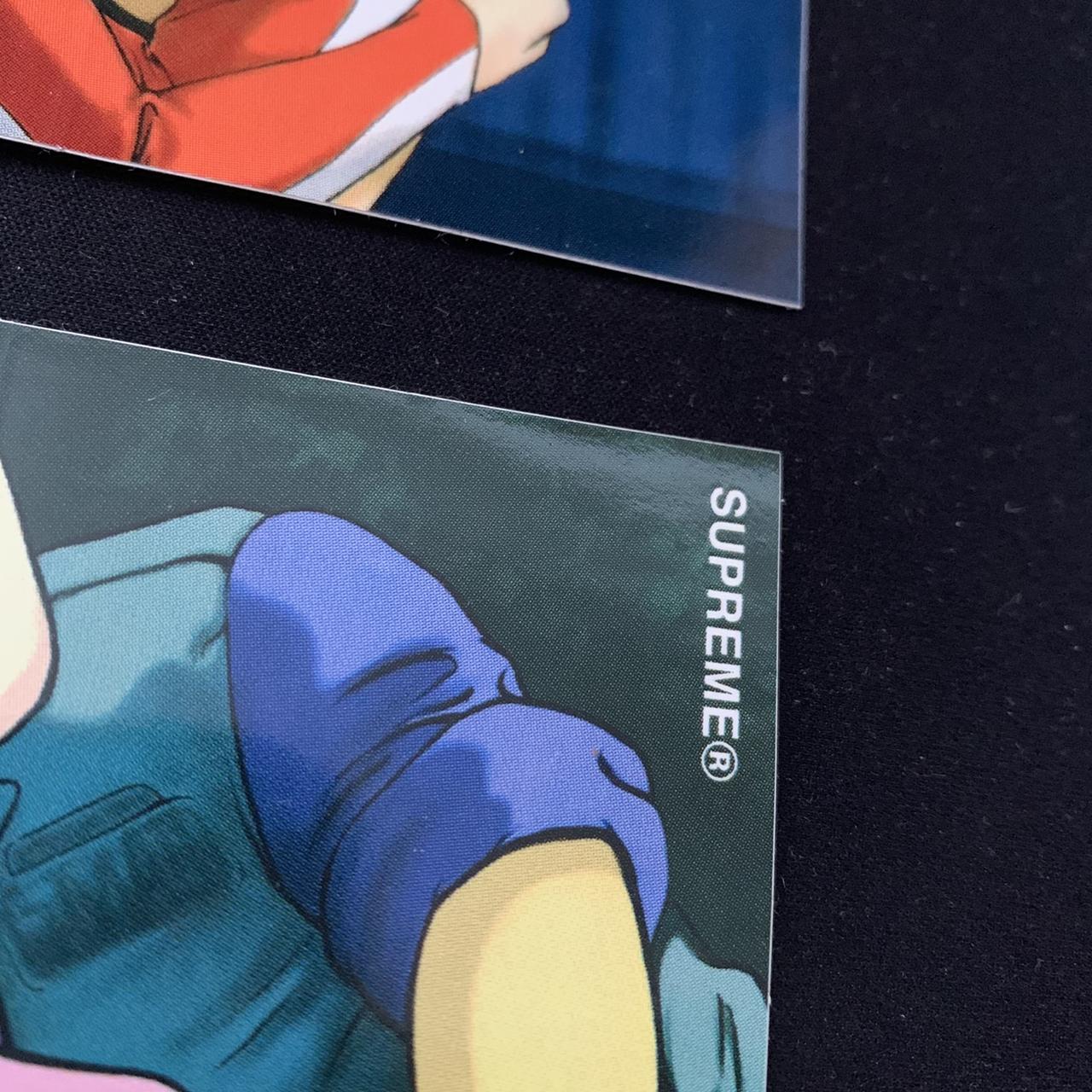 supreme anime stickers message me if you want to buy... - Depop