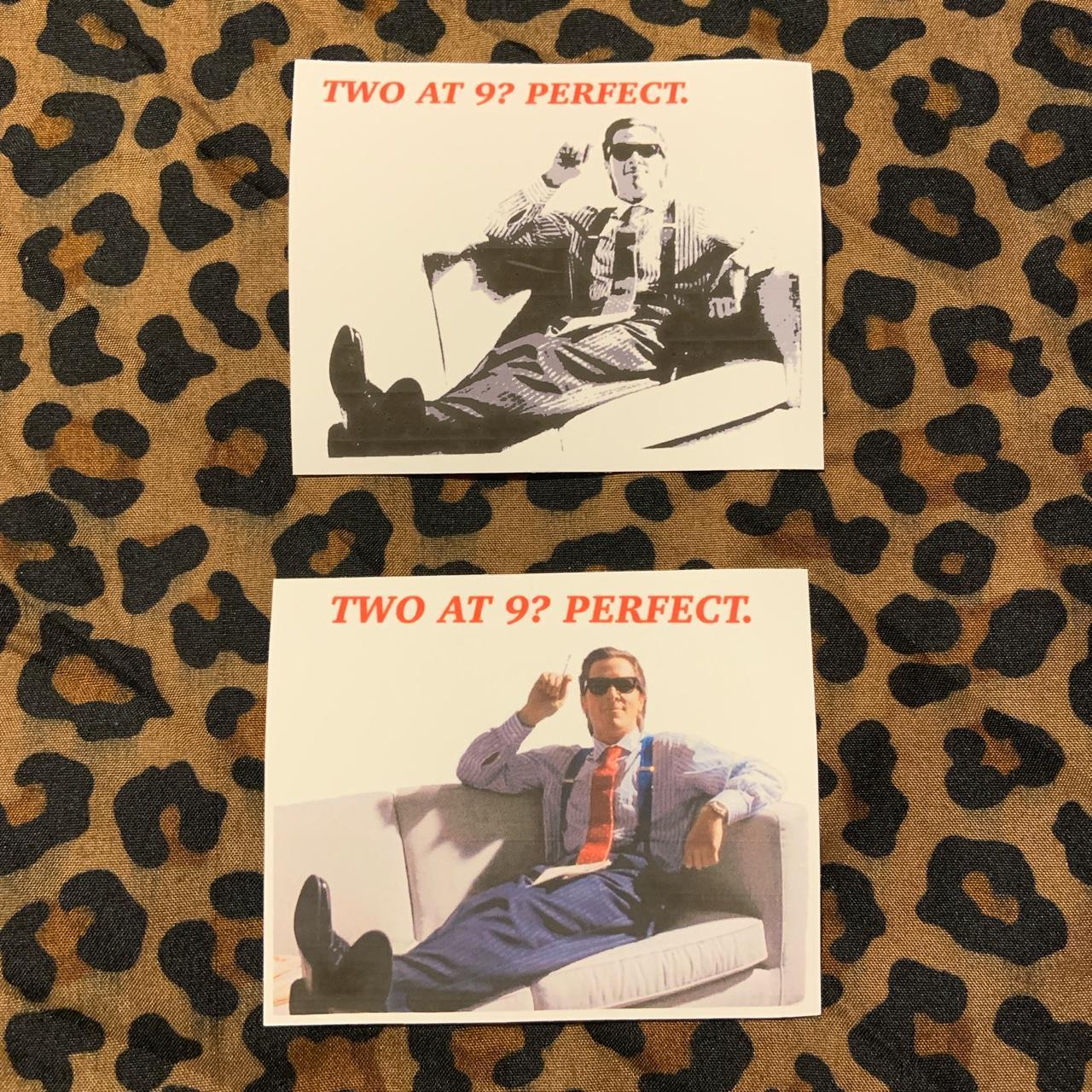 Patrick Bateman sticker bundle 💥⛓ 3 stickers... - Depop