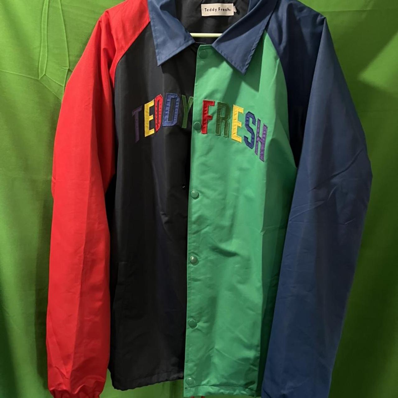 Rare Teddy Fresh coaches jacket - wind breaker,... - Depop