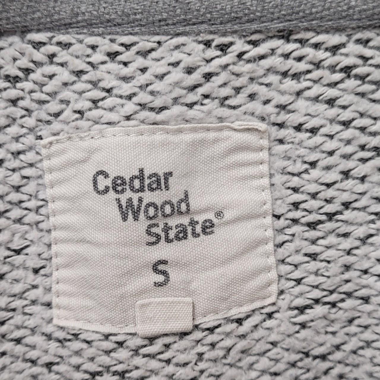 Cedar wood state mens Small grey pullover... - Depop