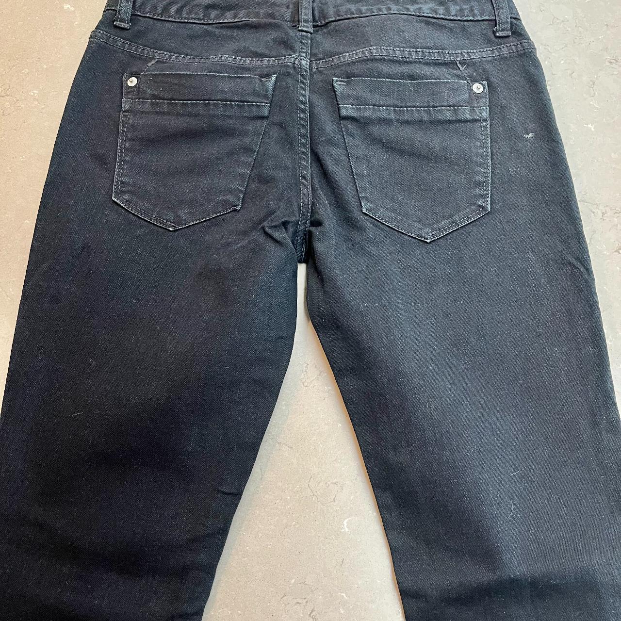 MOSSIMO BLACK STRAIGHT JEANS ONLY WORN COUPLE OF... - Depop