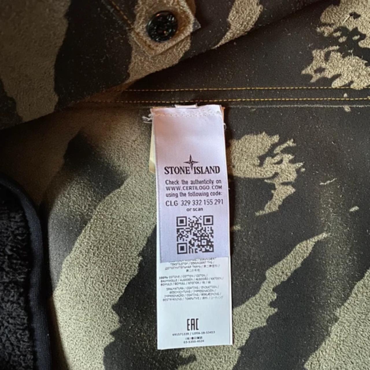 Stone Island 71229 Man Made Suede-TC Parka Art.... - Depop
