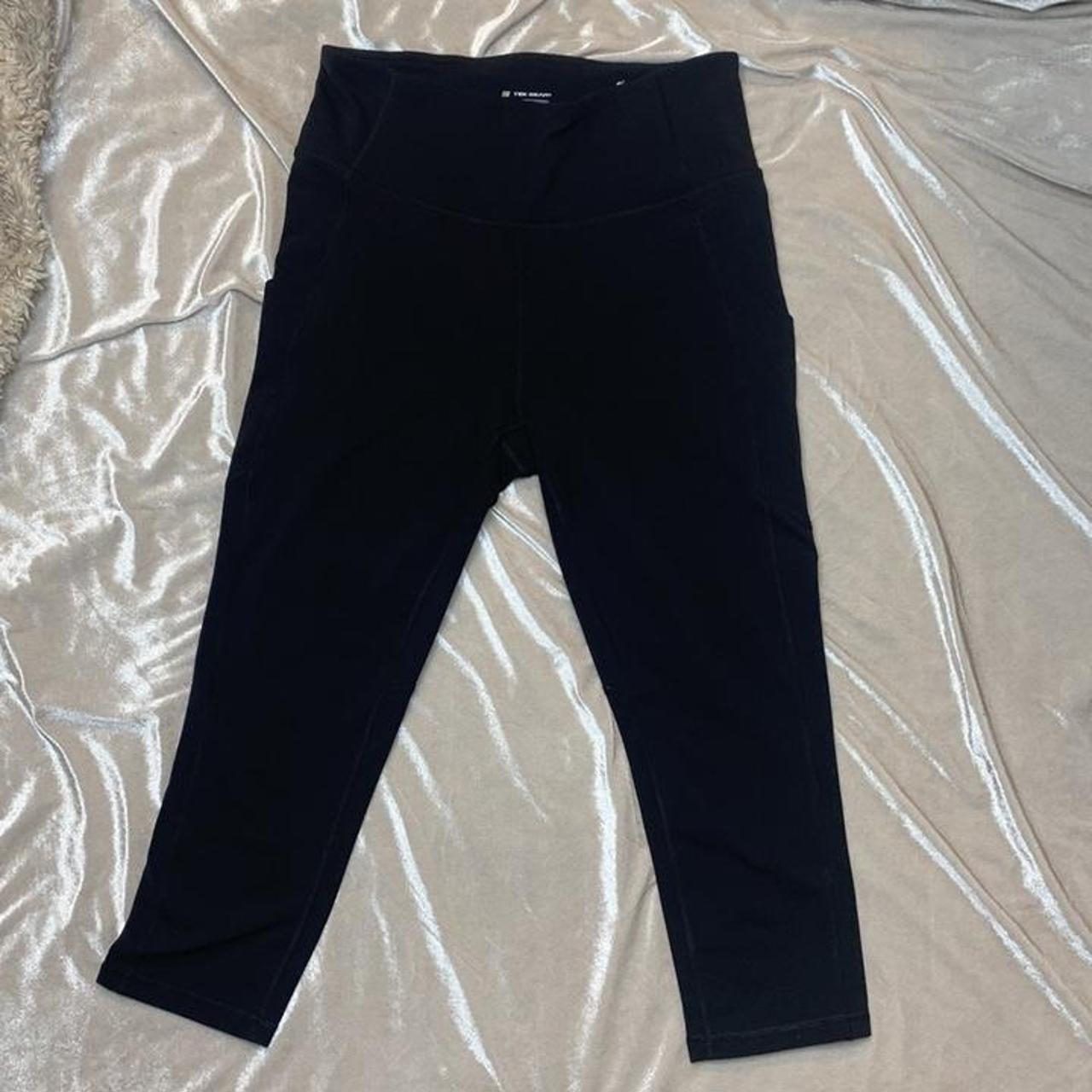 Tek Gear Black High Waisted Shapewear Leggings Size Depop