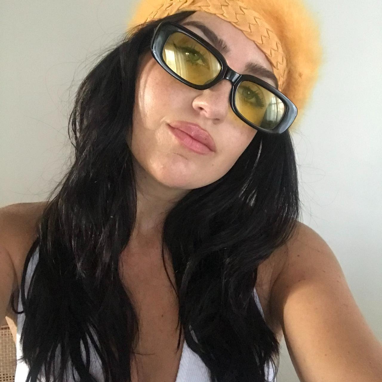 Bright yellow, vintage angora beret. Confessions of... - Depop