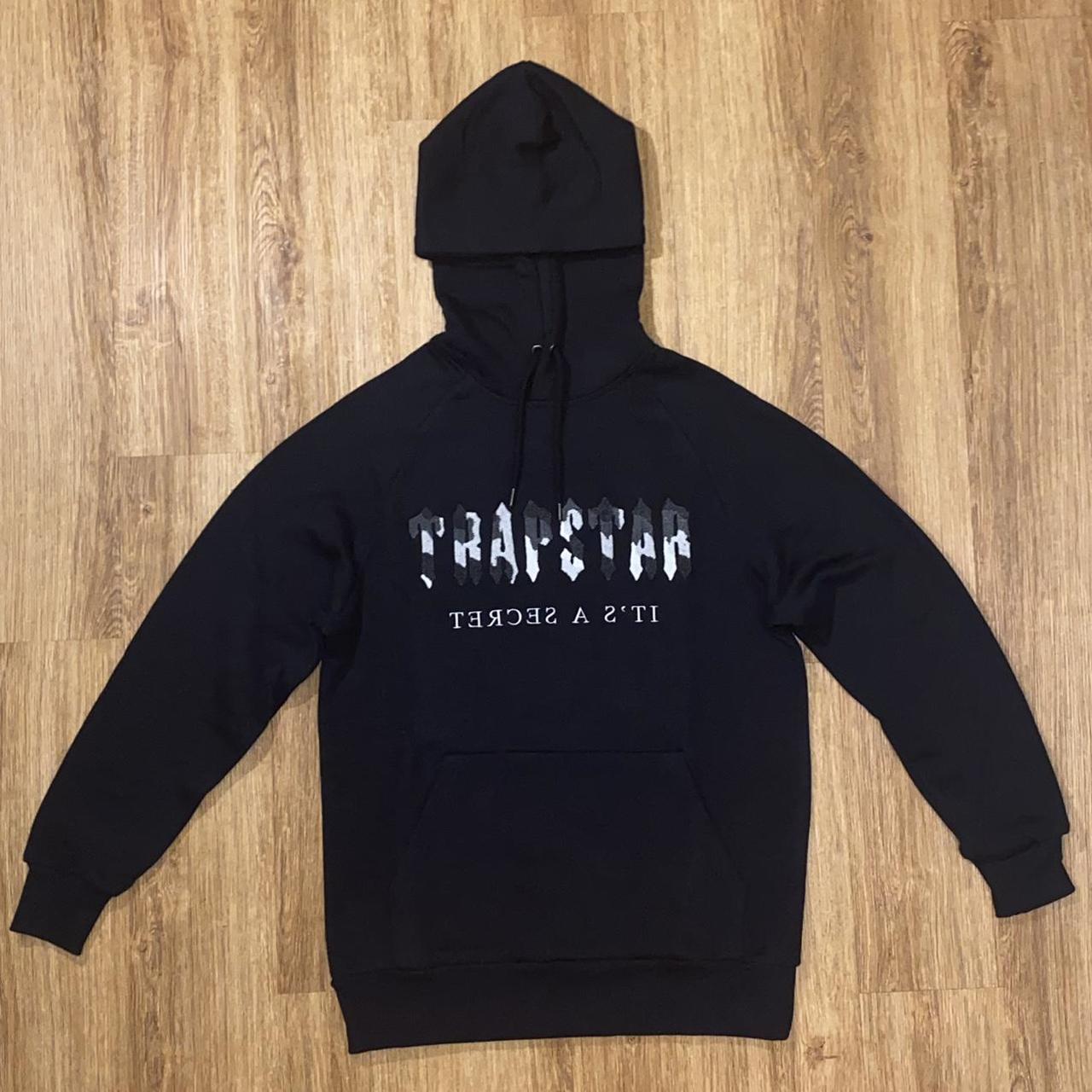 •Trapstar Chenille Decoded Hoodie... - Depop