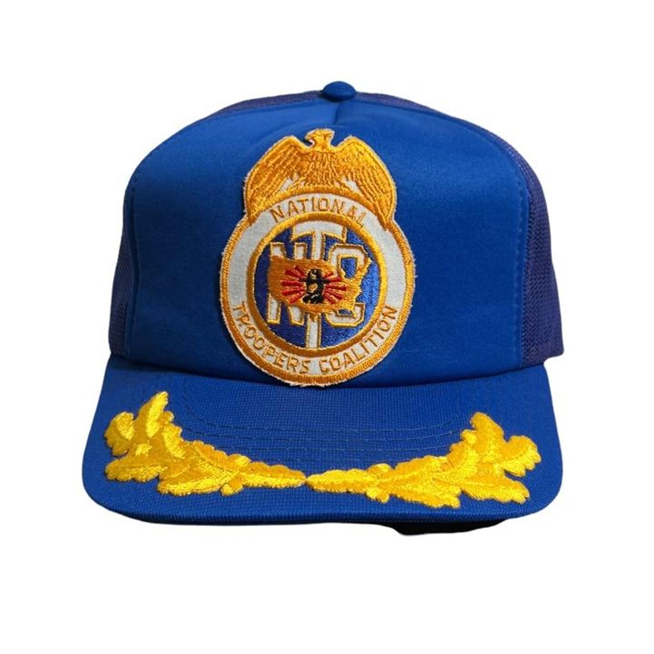National Troopers Coalition Vintage 80s Embroidered... - Depop