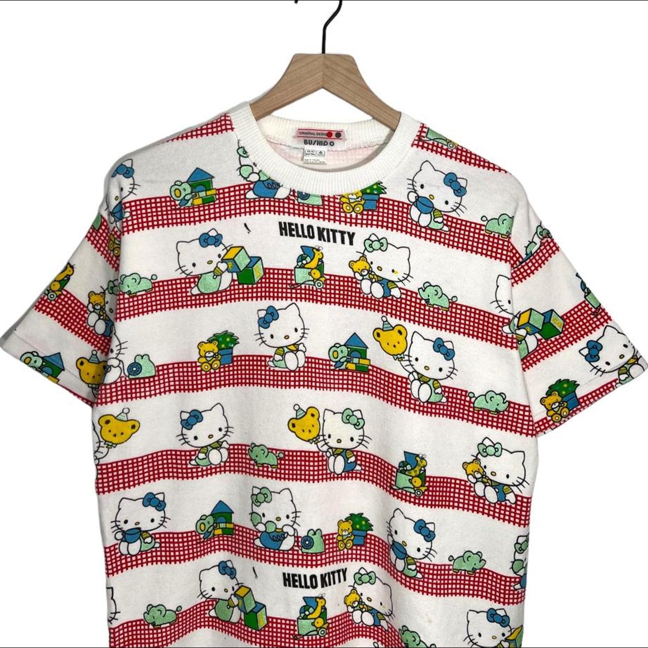 Sanrio Hello Kitty Vintage 80s All Over Print... - Depop