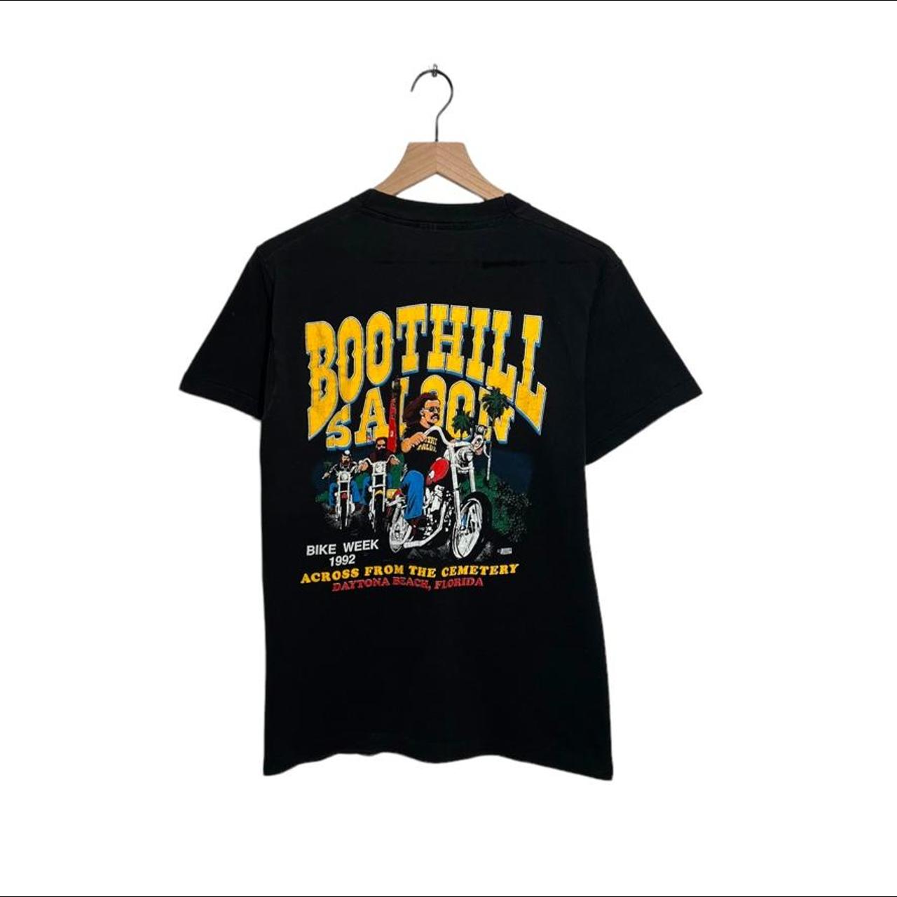 Boot Hill Saloon Motorcycle Vintage 80s Graphic... - Depop