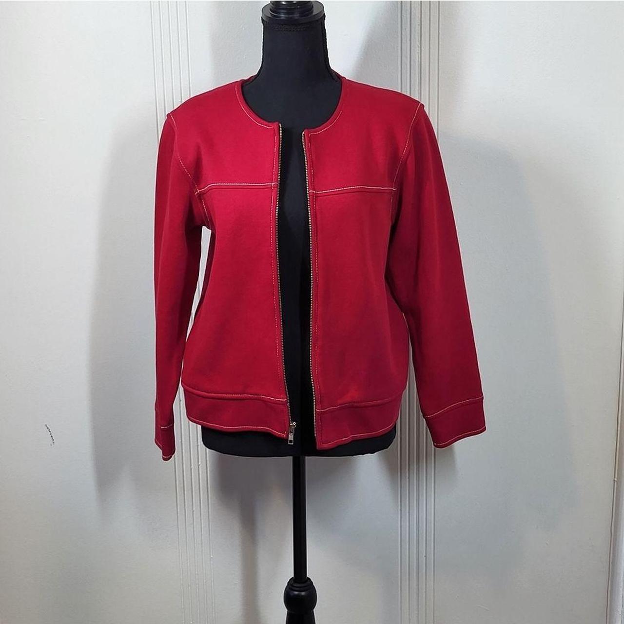 Talbots petite red jacket. Size S/P. 100% cotton.... - Depop