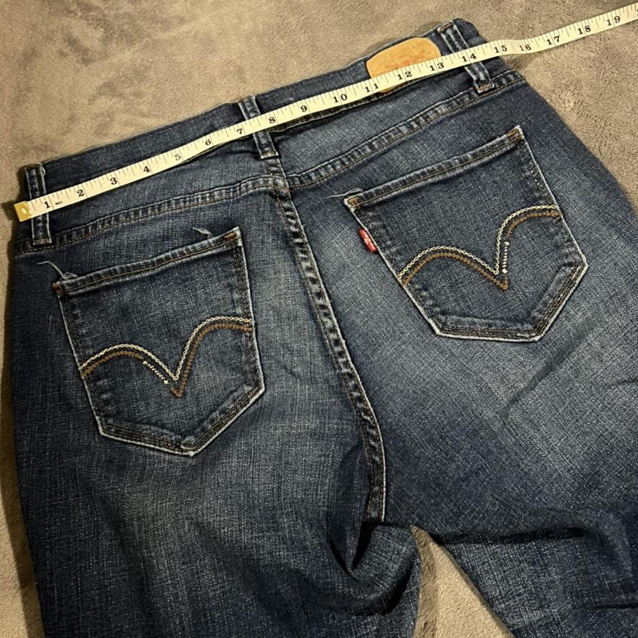 Levi 529 Curvy boot cut jeans Size 10M measurements... - Depop