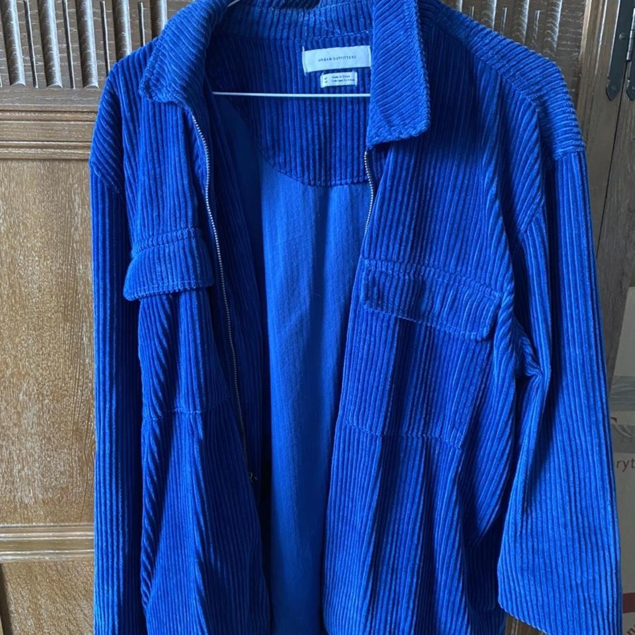 URBAN OUTFITTERS BLUE CORD JACKET Super comfortable... - Depop