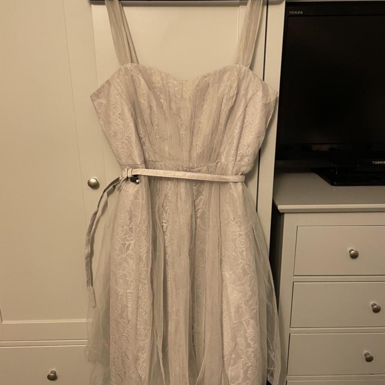 Debut prom dress size 18 Gorgeous lace prom dress... - Depop