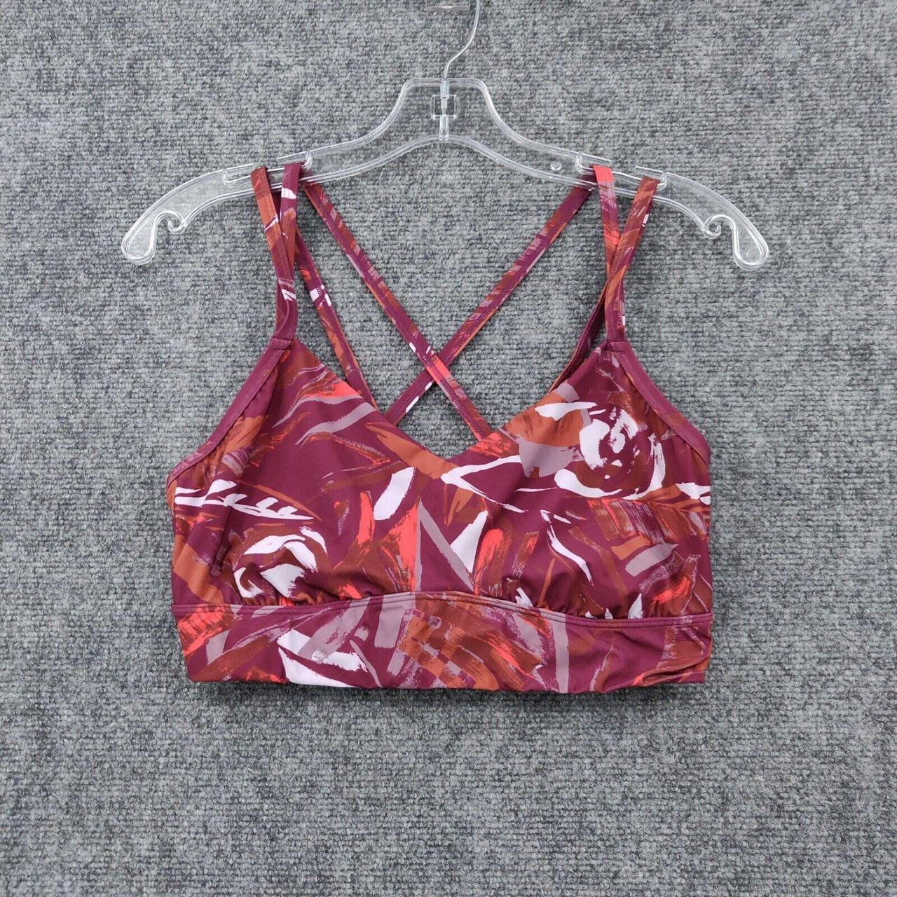 All In Motion Activewear L Large Purple Sports Bra... - Depop