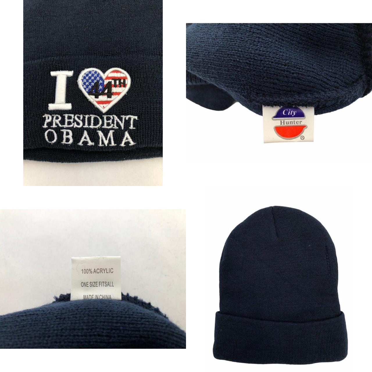 i ️ 44th president obama beanie winter hat cap... - Depop