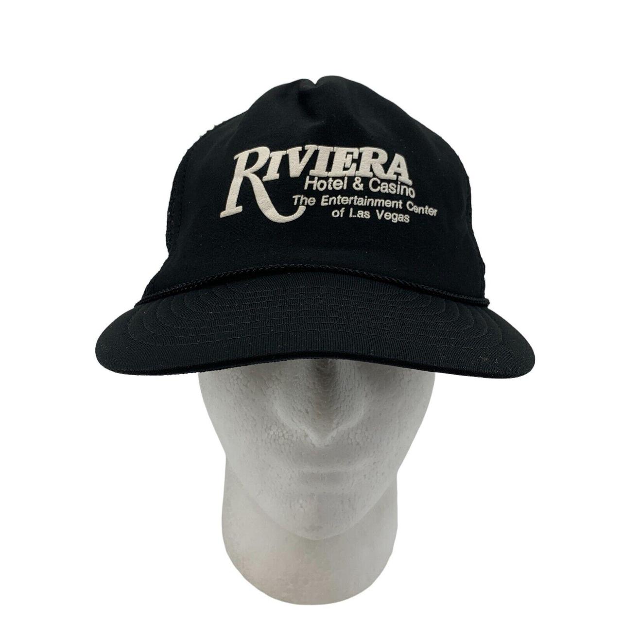 Vintage Riviera Hotel Trucker Hat Mens Snapback... - Depop