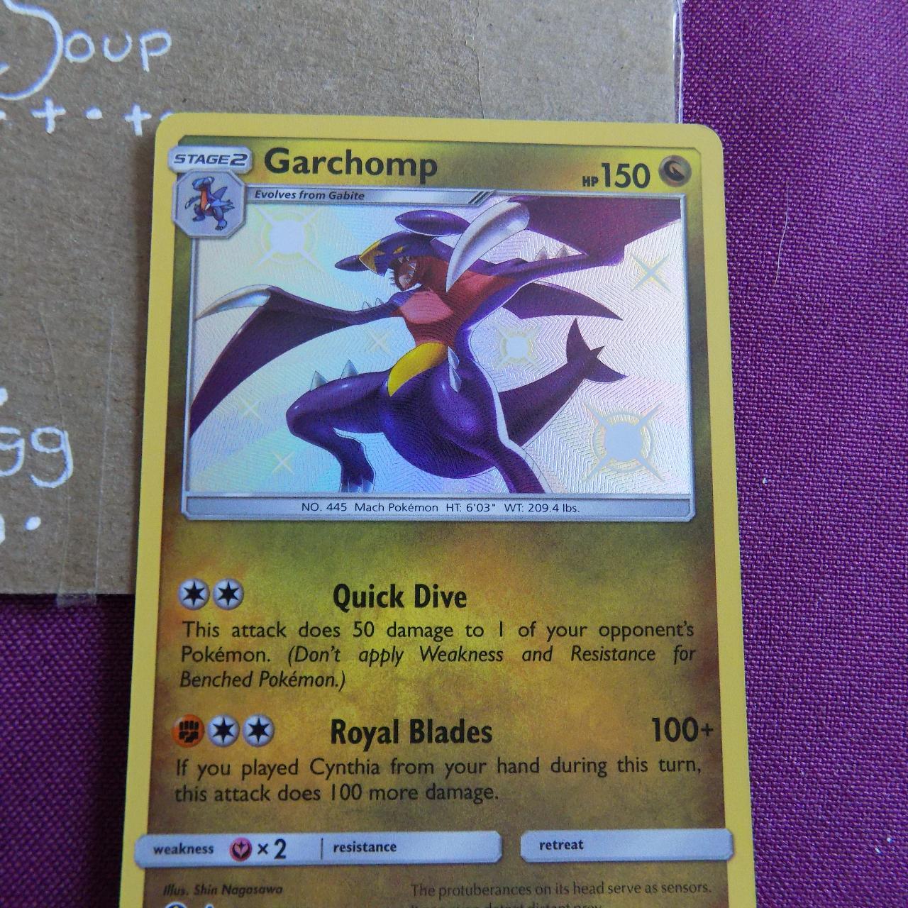 #Pokemon - #Garchomp Holo - Hidden Fates Shiny Vault... - Depop