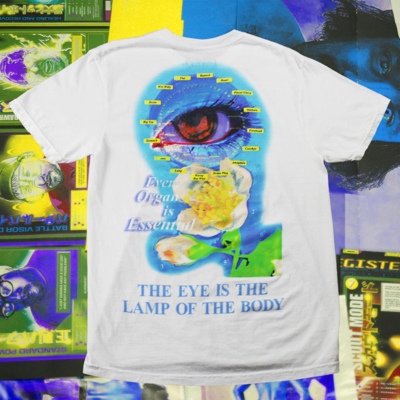 Sam Hyde MDE Shirt Herbal T The Eye is the Lamp of... - Depop