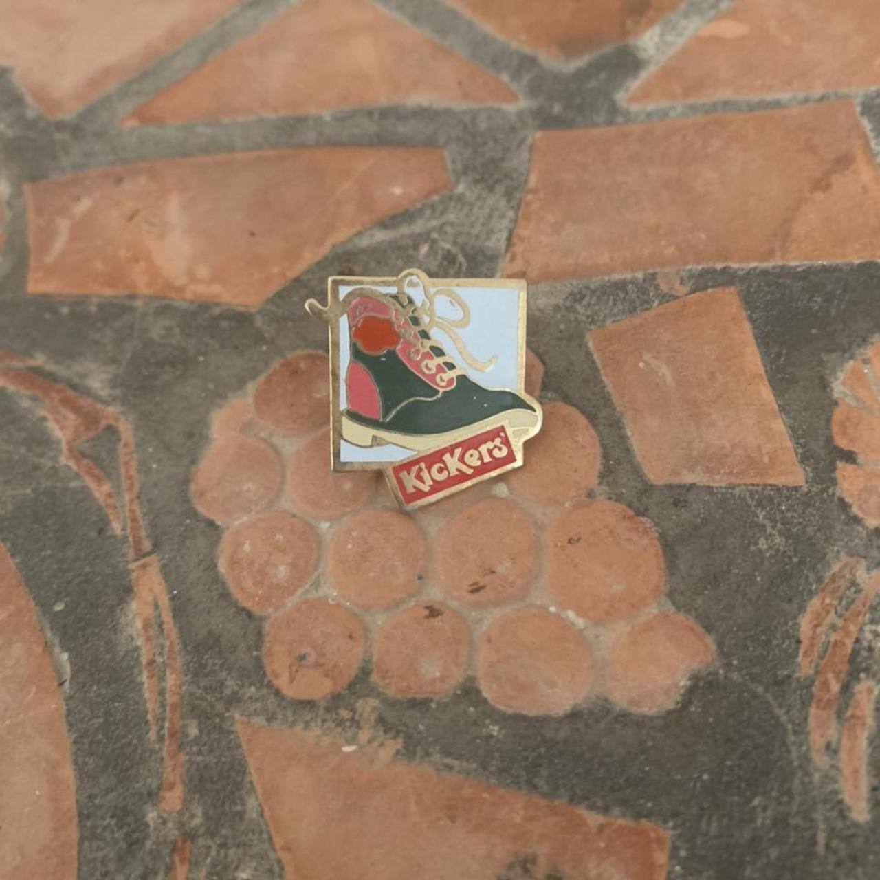 vintage kickers enamel pin / good vintage condition,... - Depop