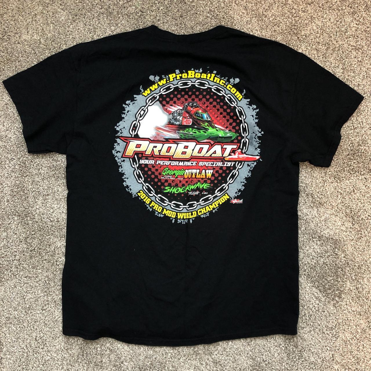 Pro boat racing graphic tee -Gildan heavy... - Depop