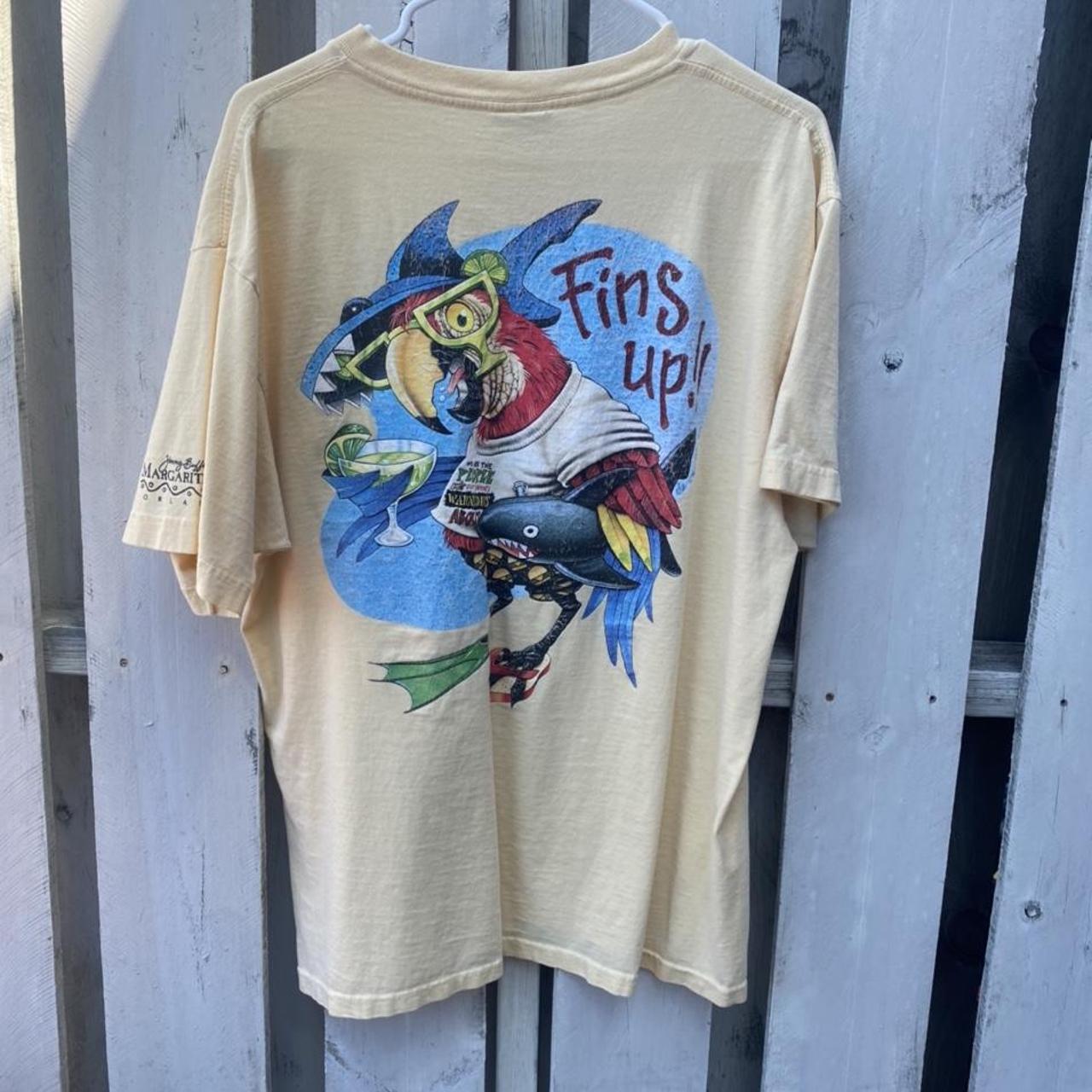 Vintage 1990s jimmy buffetts margaritaville shirt... - Depop
