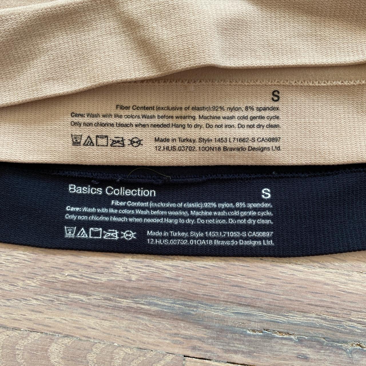 Bravado Designs tan and black bralettes, size S,... - Depop