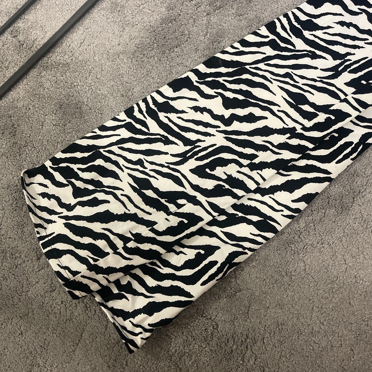 Motel rocks zebra print flares - Depop