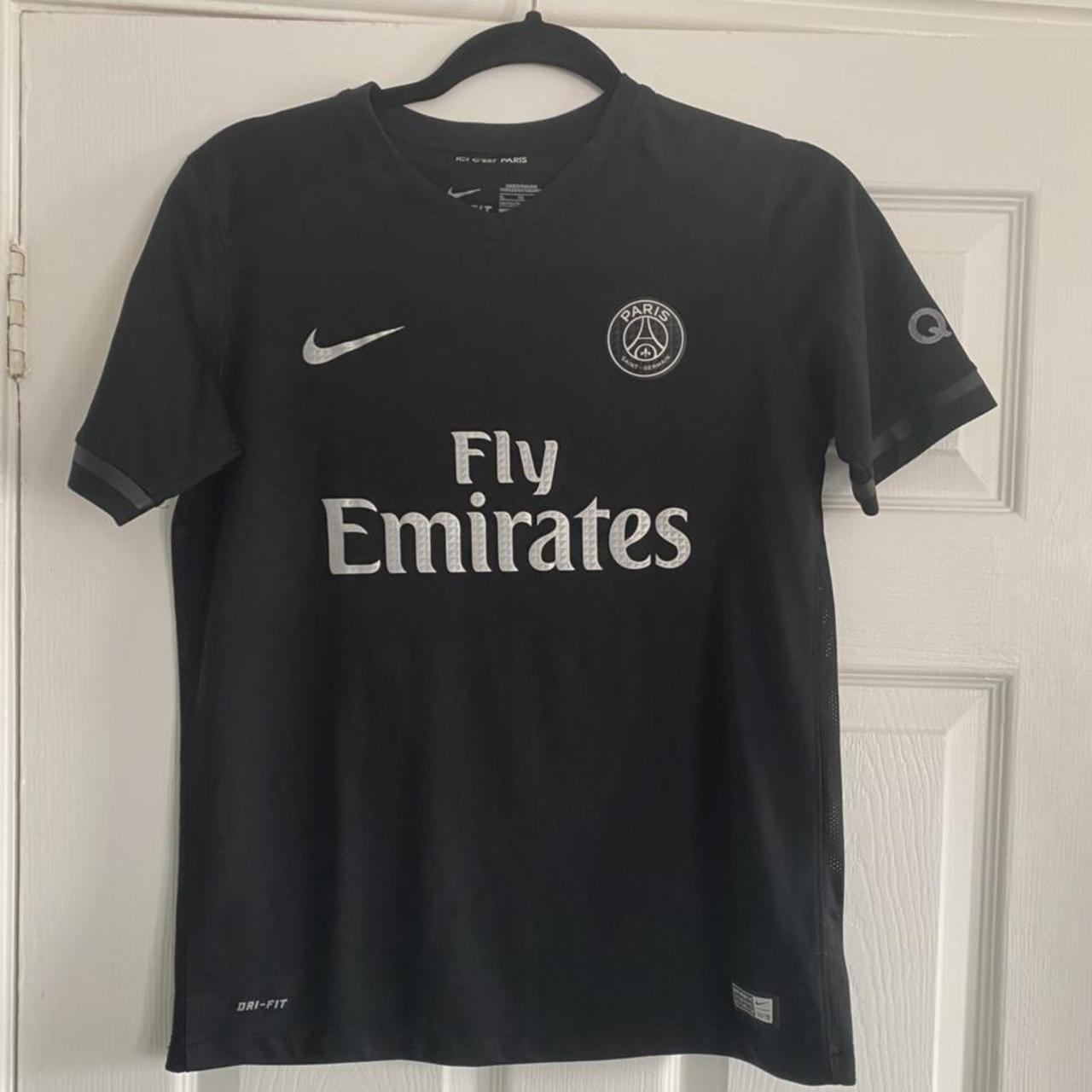 PSG 2015/16 Black third Jersey. Extremely rare... - Depop