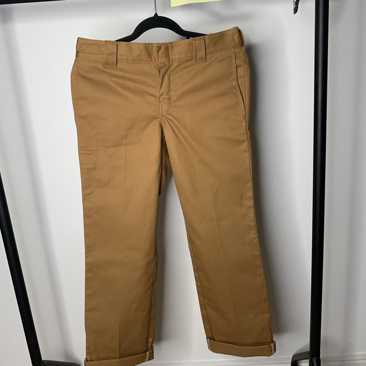 Tan Dickies 873 Slim Straight Work Trousers W30... - Depop