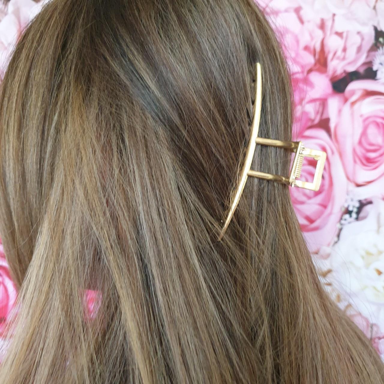 Long Gold & Sliver claw hair clip for Girls Hair... - Depop