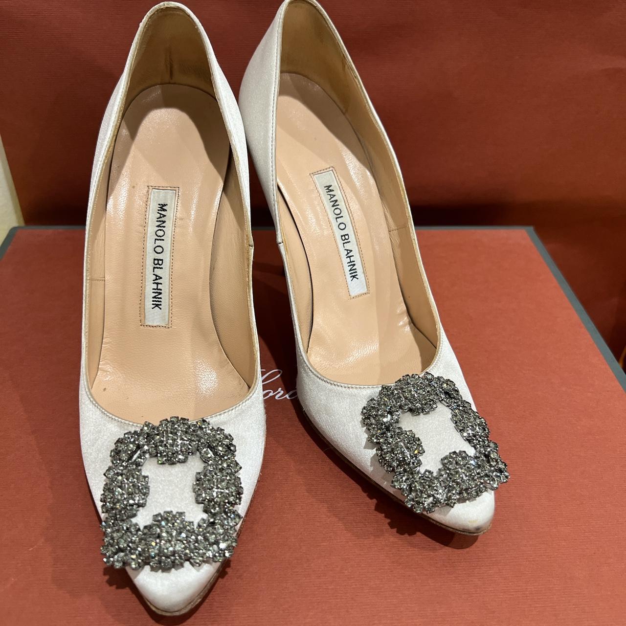 The classic heels from manolo blahnik in good... - Depop