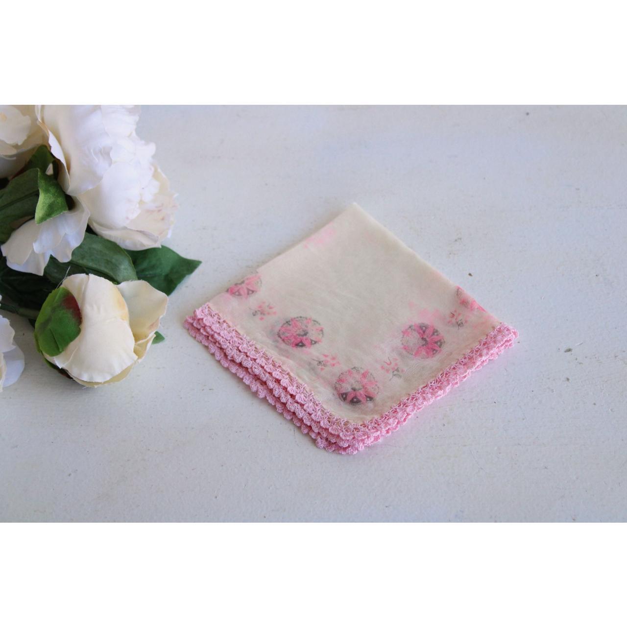 Beautiful hanky in ethereal cream silk with a pretty... - Depop