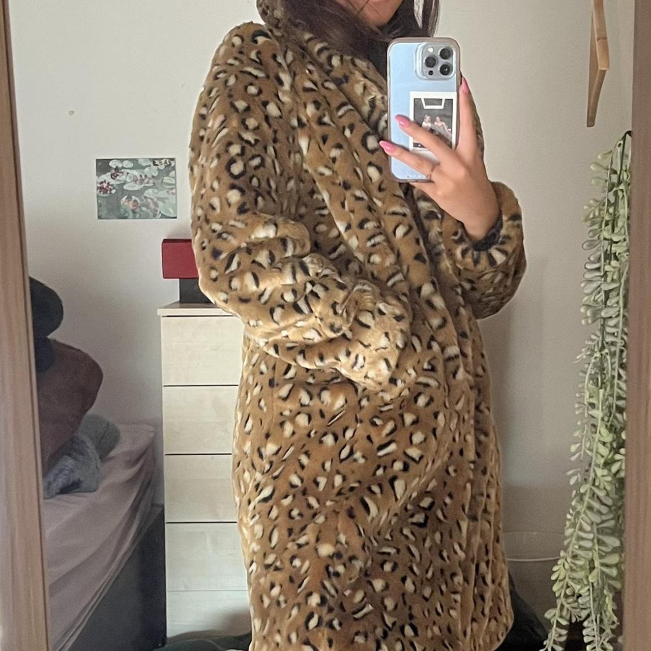 Biba Leopard Print Faux Fur Coat 🐆 So gorgeous and... - Depop