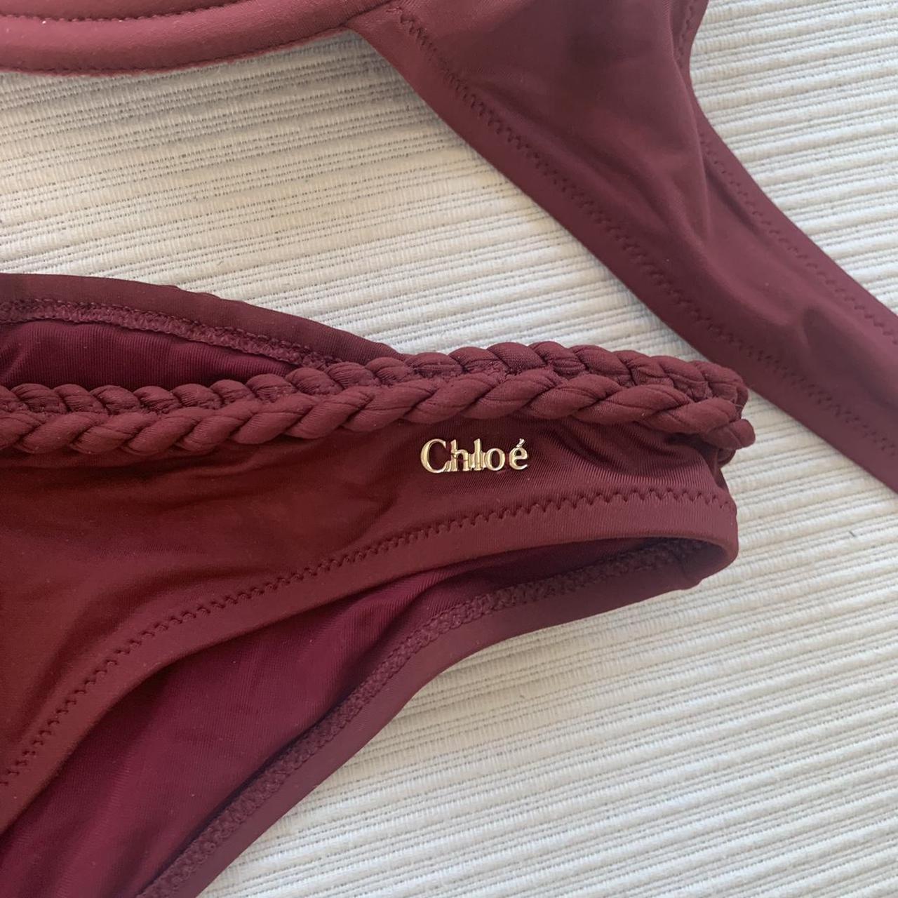Gorgeous maroon Chloé bathing suit Size Medium... - Depop