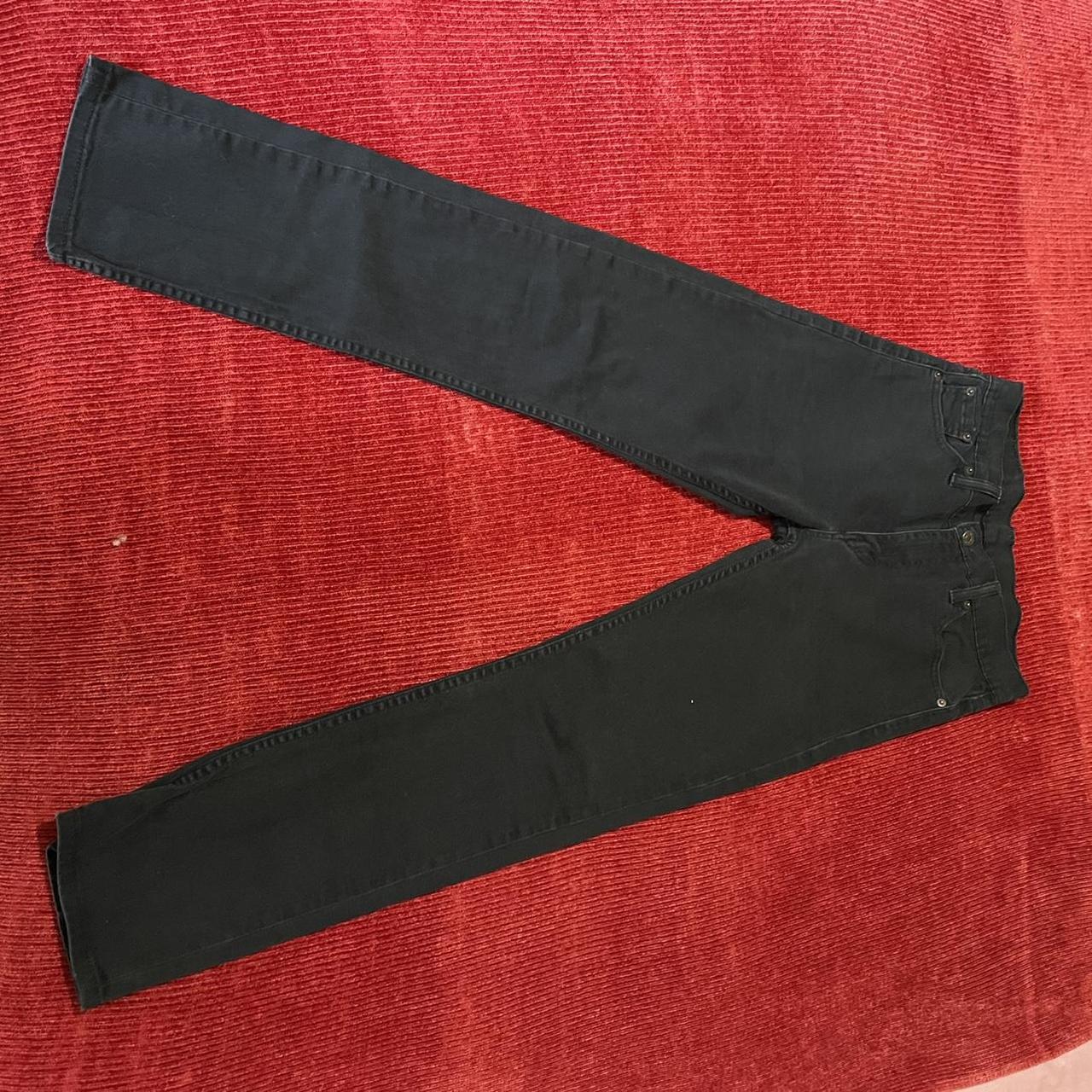 Black Levi Strauss Straight Leg Jeans Men’s size... - Depop