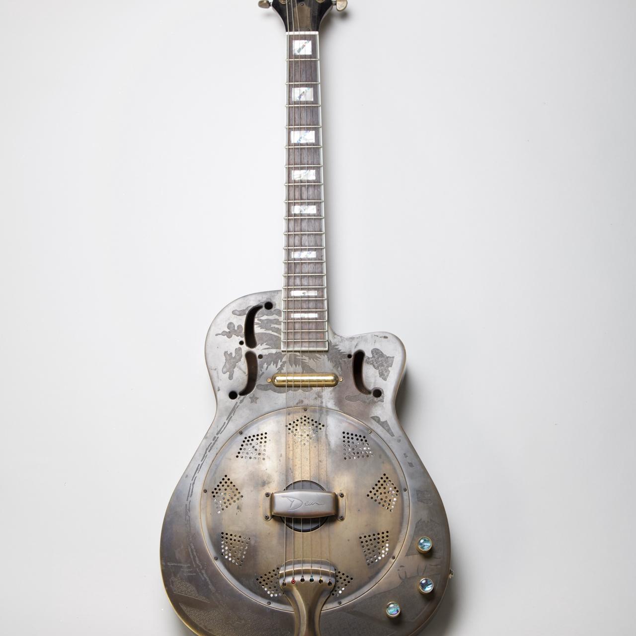 Dean brass resonator guitar Metal body with brass... - Depop