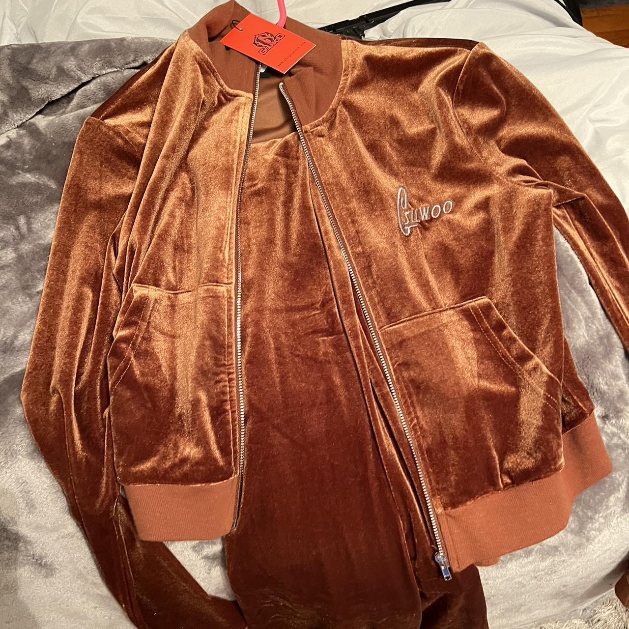GSUWOO VINTAGE VELOUR TRACKSUIT SIZE: Medium. but... - Depop