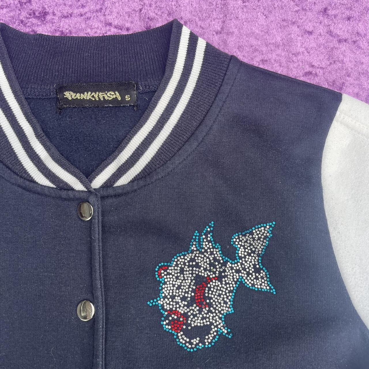 ♥️PUNKY FISH BOMBER♥️ Amazing early 2000s brand punky... - Depop