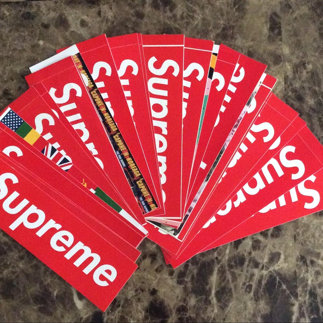 Supreme Box Logo Sticker #depop #supreme... - Depop