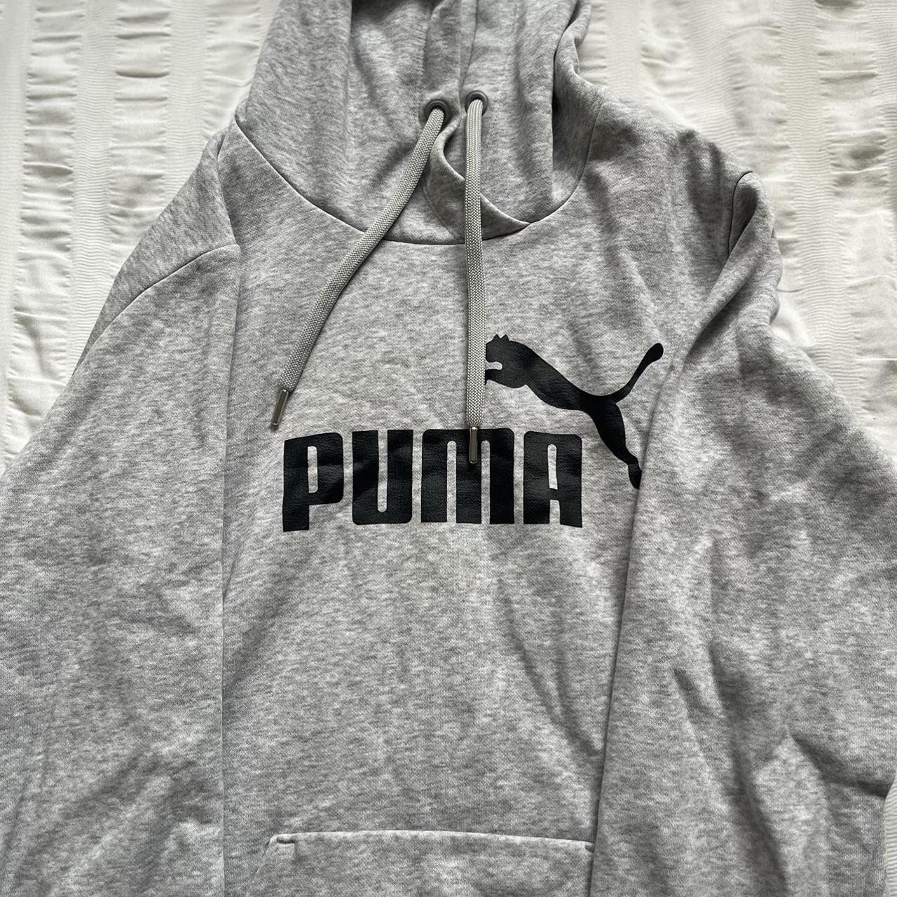 grey puma jumper - Depop