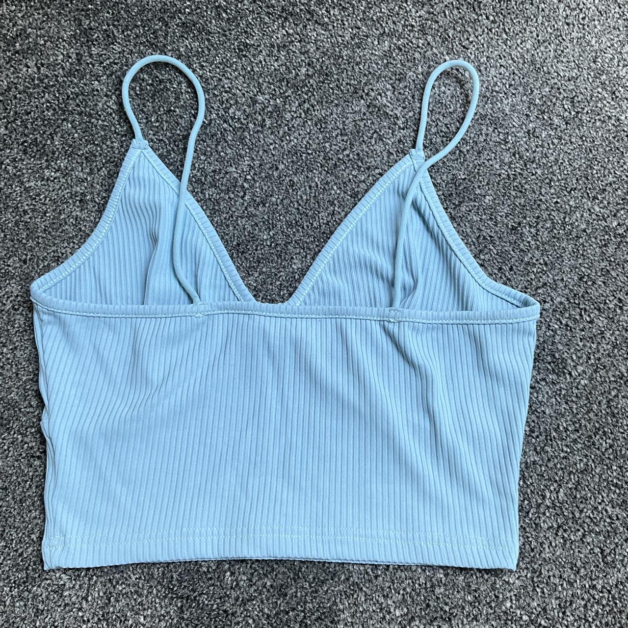 Baby Blue Crop Top Cami Top For Summer 🛍cute... - Depop