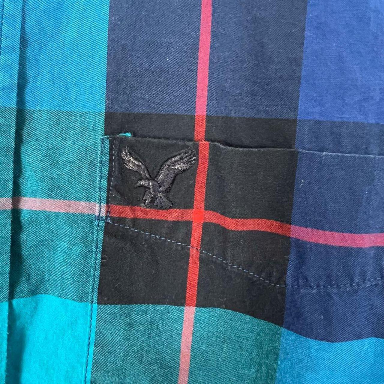 American Eagle Outfitters Plaid Long Sleeve Casual Depop