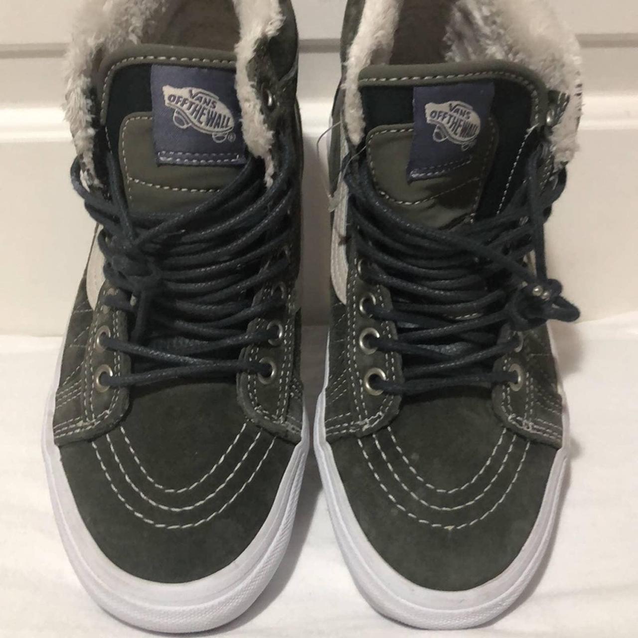 Vans Unisex SK8-Hi MTE w/Shearling lining inside... - Depop